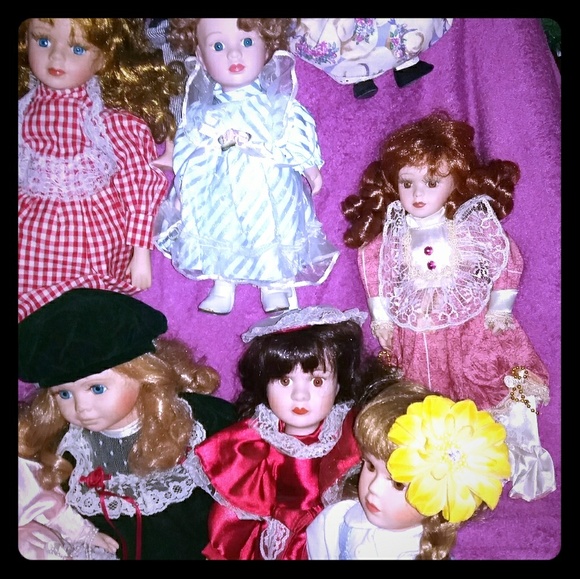 Alexandra dolls | Other | Beautiful Collection Of Porcelain Dolls ...